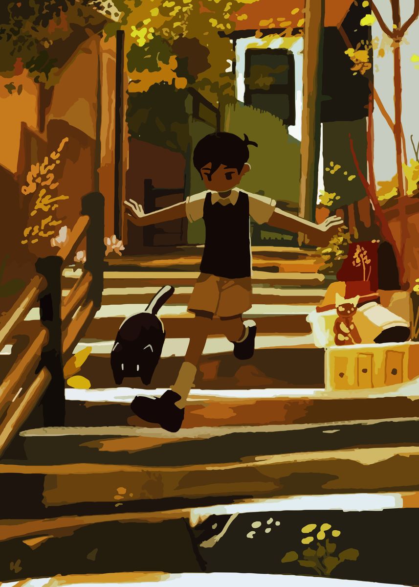 'Omori' Poster, picture, metal print, paint by 沙发 | Displate