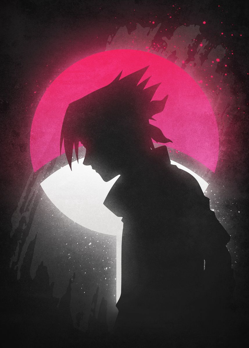 'Sasuke' Poster, picture, metal print, paint by Naruto | Displate