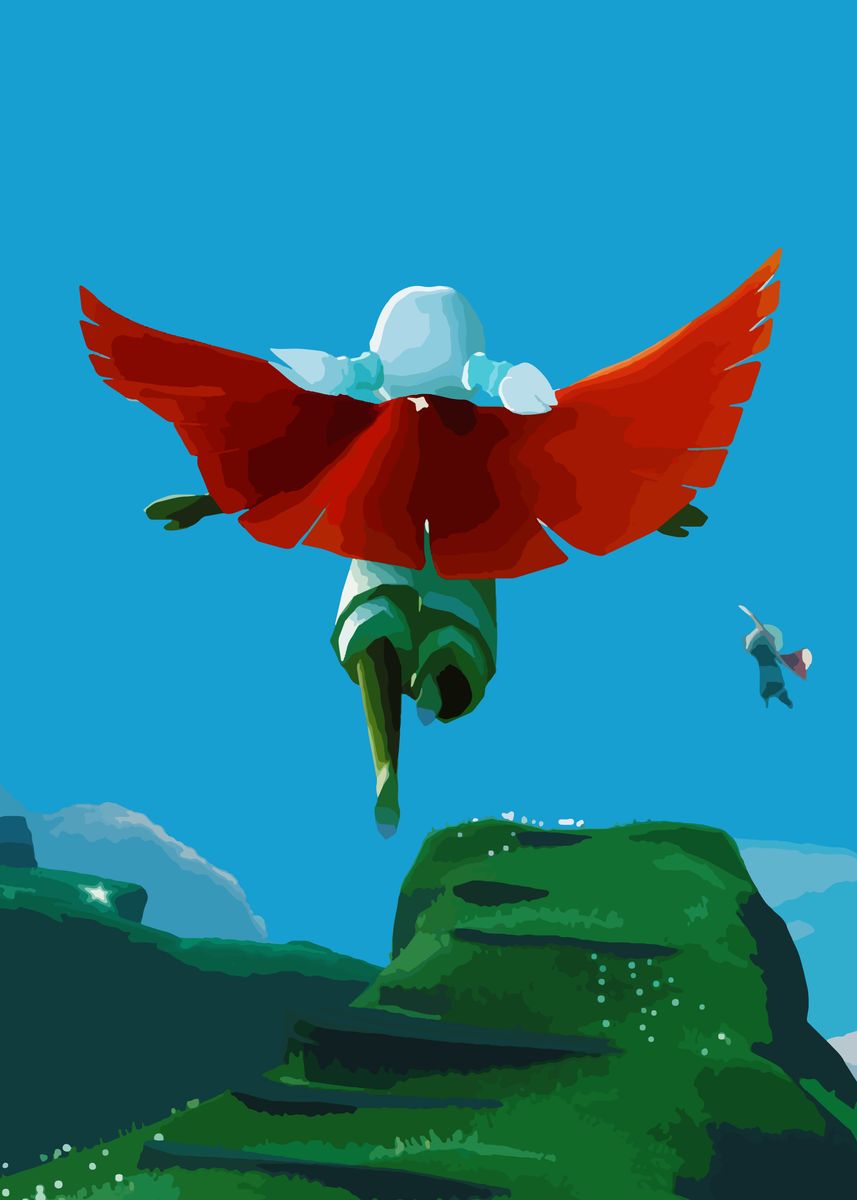 'Sky Game' Poster, picture, metal print, paint by GeGeGe 11 | Displate