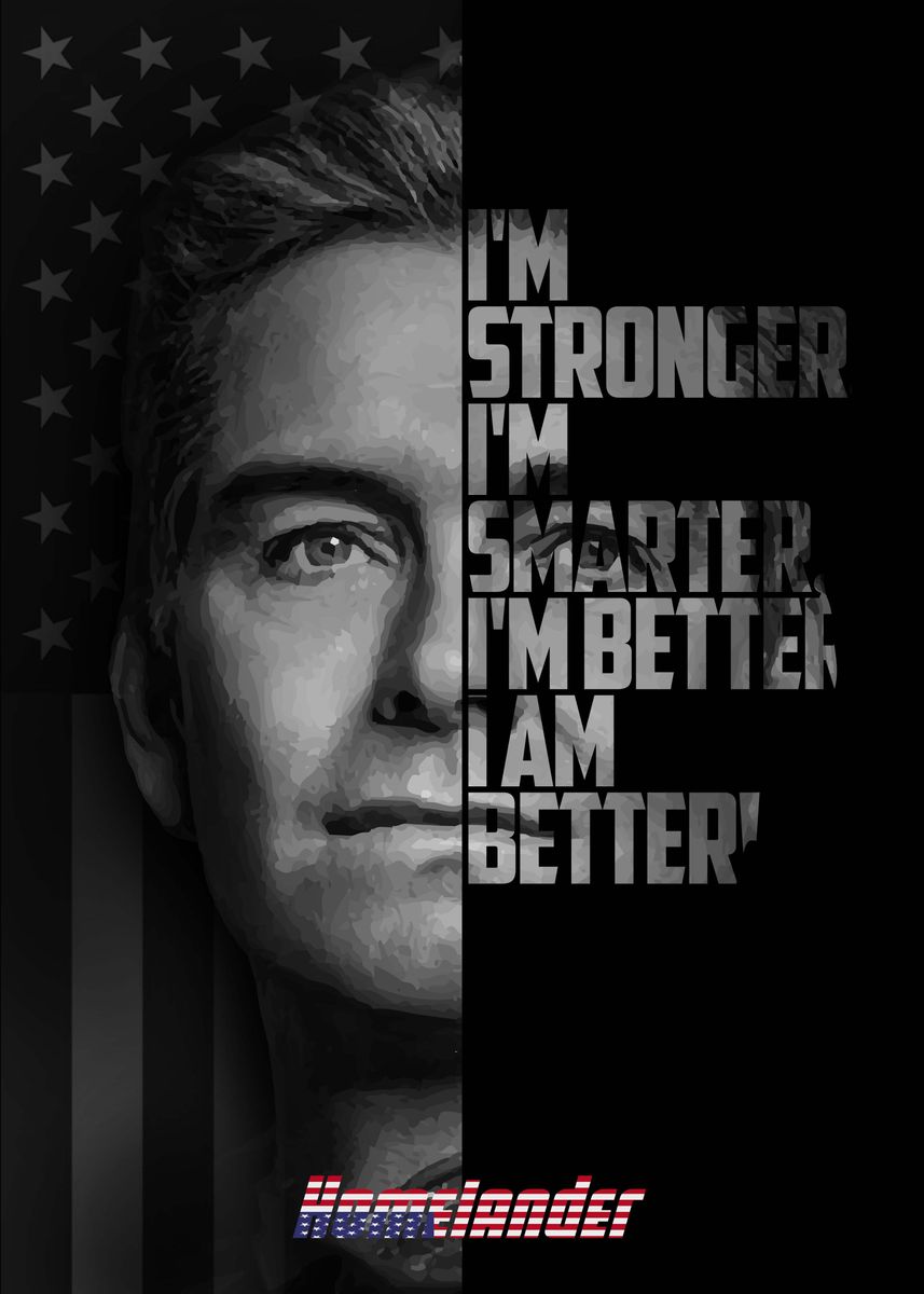 'The Boys Homelander' Poster, picture, metal print, paint by ...