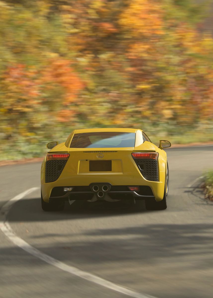 'Lexus LFA Japan' Poster, picture, metal print, paint by mphpng | Displate