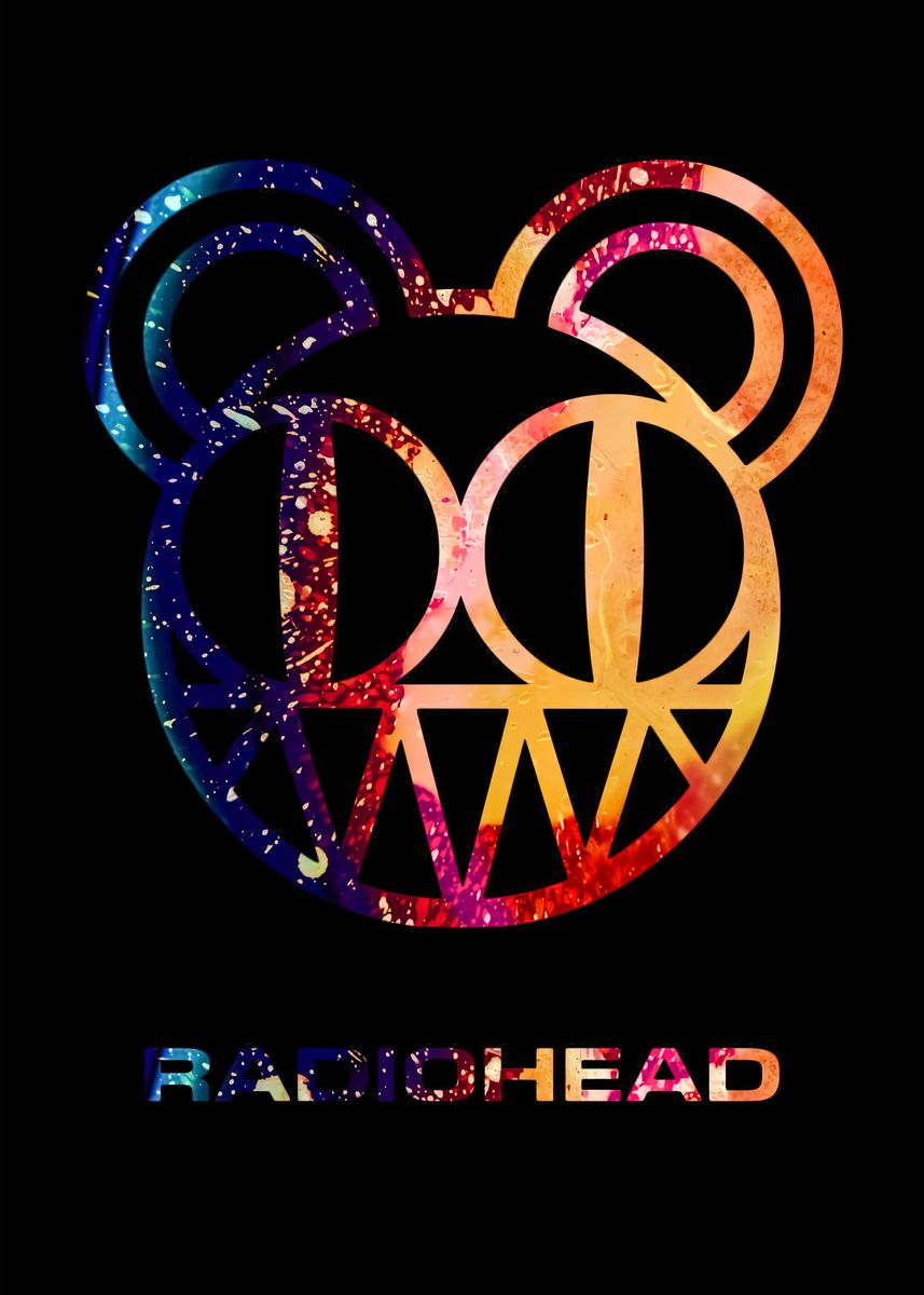 'Radiohead' Poster, picture, metal print, paint by Aleyna Freya | Displate