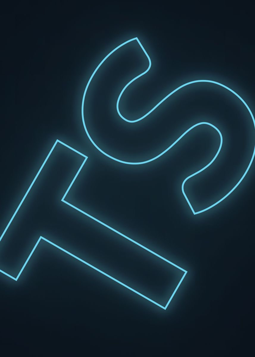 'Typescript Large' Poster, picture, metal print, paint by Wisnu ...