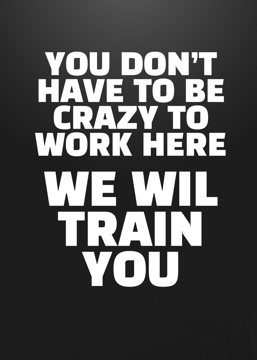 'funny office quote' Poster, picture, metal print, paint by Nandita ...