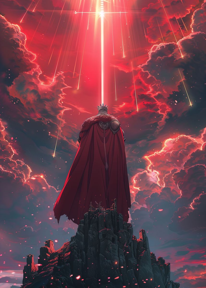 'legend knight' Poster, picture, metal print, paint by OMEGA FAUNA ...