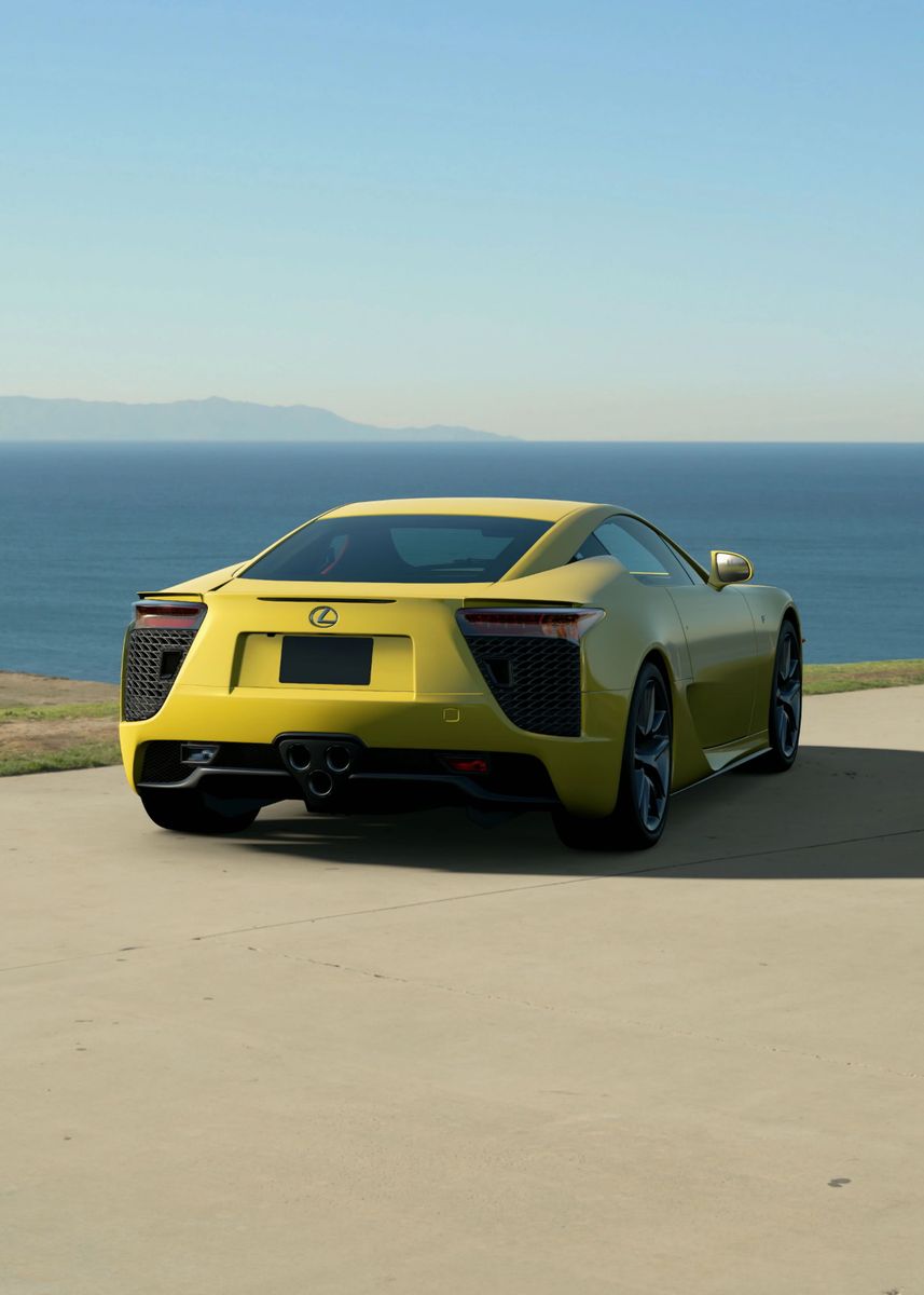 'Lexus LFA Japan' Poster, picture, metal print, paint by mphpng | Displate