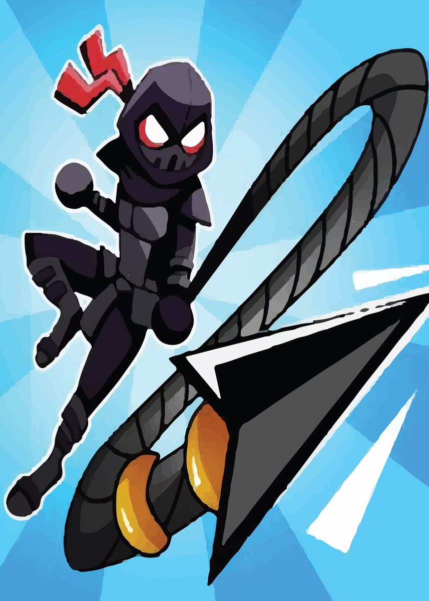 'Stic man master' Poster, picture, metal print, paint by Young Creative ...