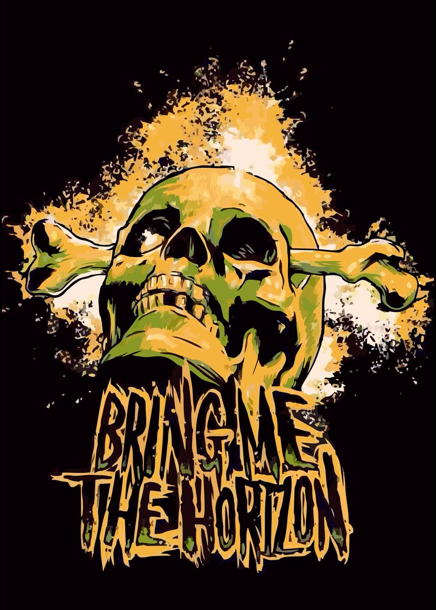 'bringme the horizon' Poster, picture, metal print, paint by KT 87 creator | Displate