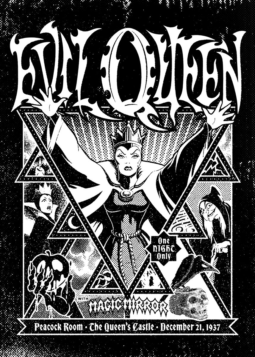 'Evil Queen Fractured' Poster, picture, metal print, paint by Disney ...