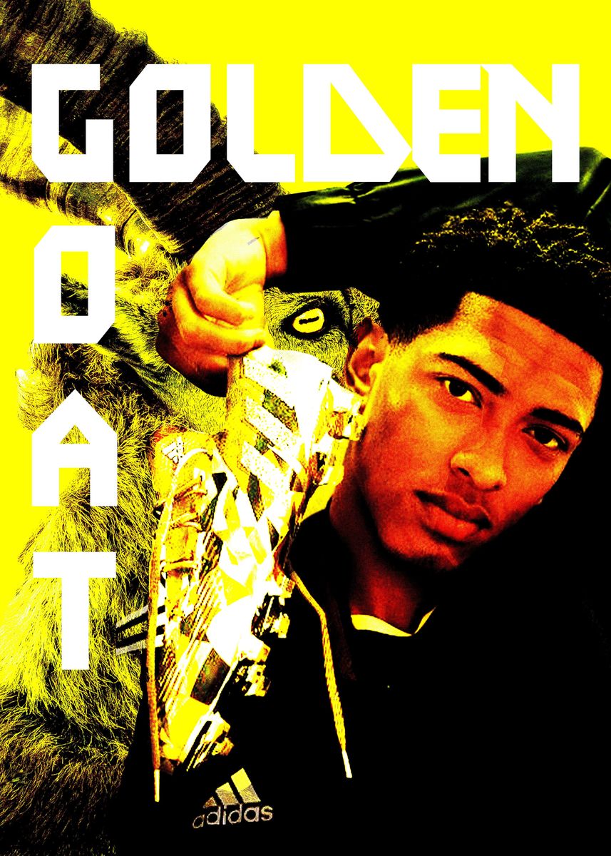 'Bellingham The Goat' Poster, picture, metal print, paint by Live Art ...