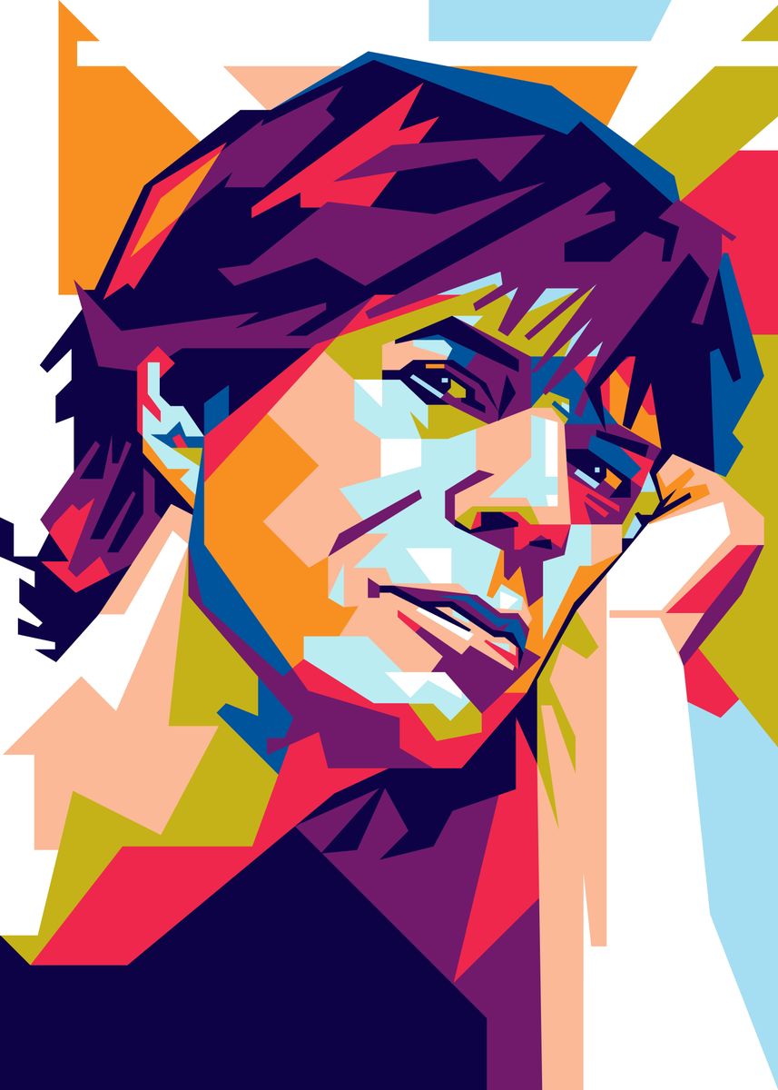 'Mick Jagger PopArt' Poster, picture, metal print, paint by fariz ...