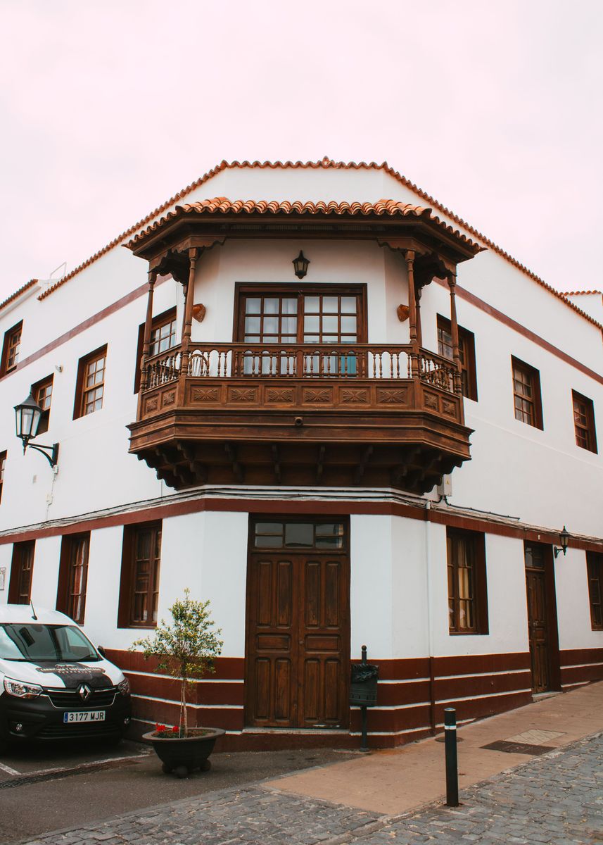 'Colonial Corner House' Poster, picture, metal print, paint by Hendrik ...