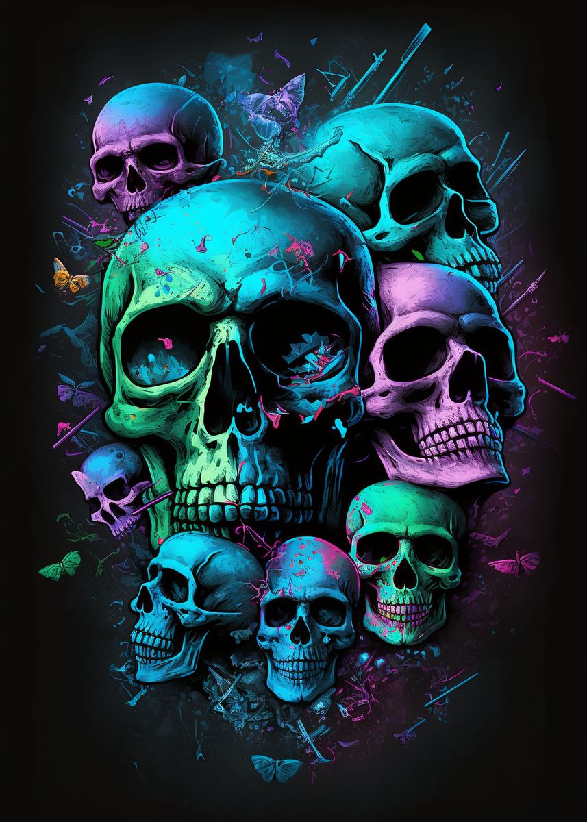 'Art XXI' Poster, picture, metal print, paint by JS Art Design | Displate