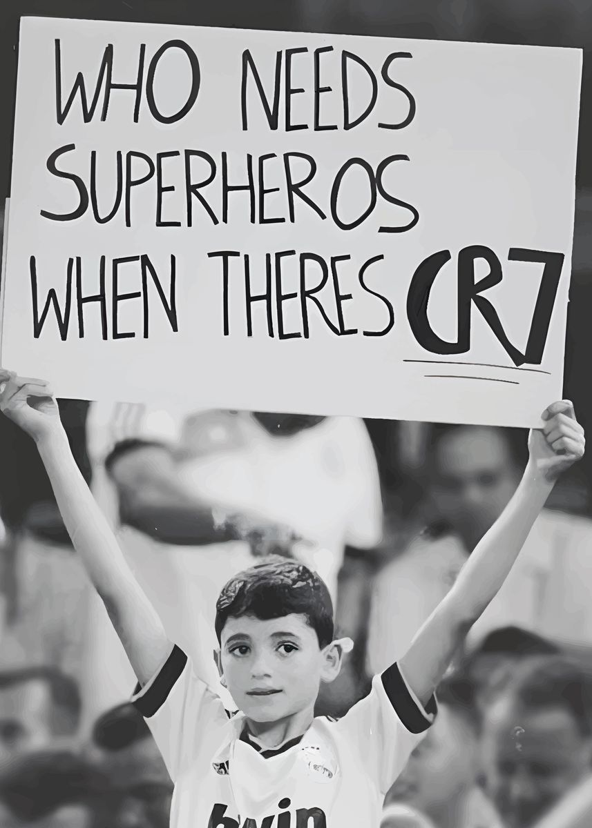 'Who needs super heros ' Poster, picture, metal print, paint by Rabin ...