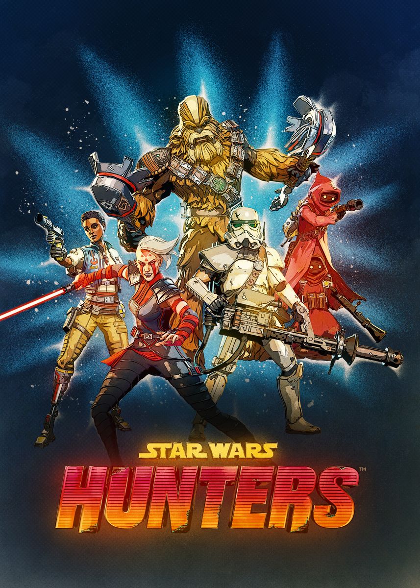 'Star Wars Hunters' Poster, picture, metal print, paint by Star Wars ...