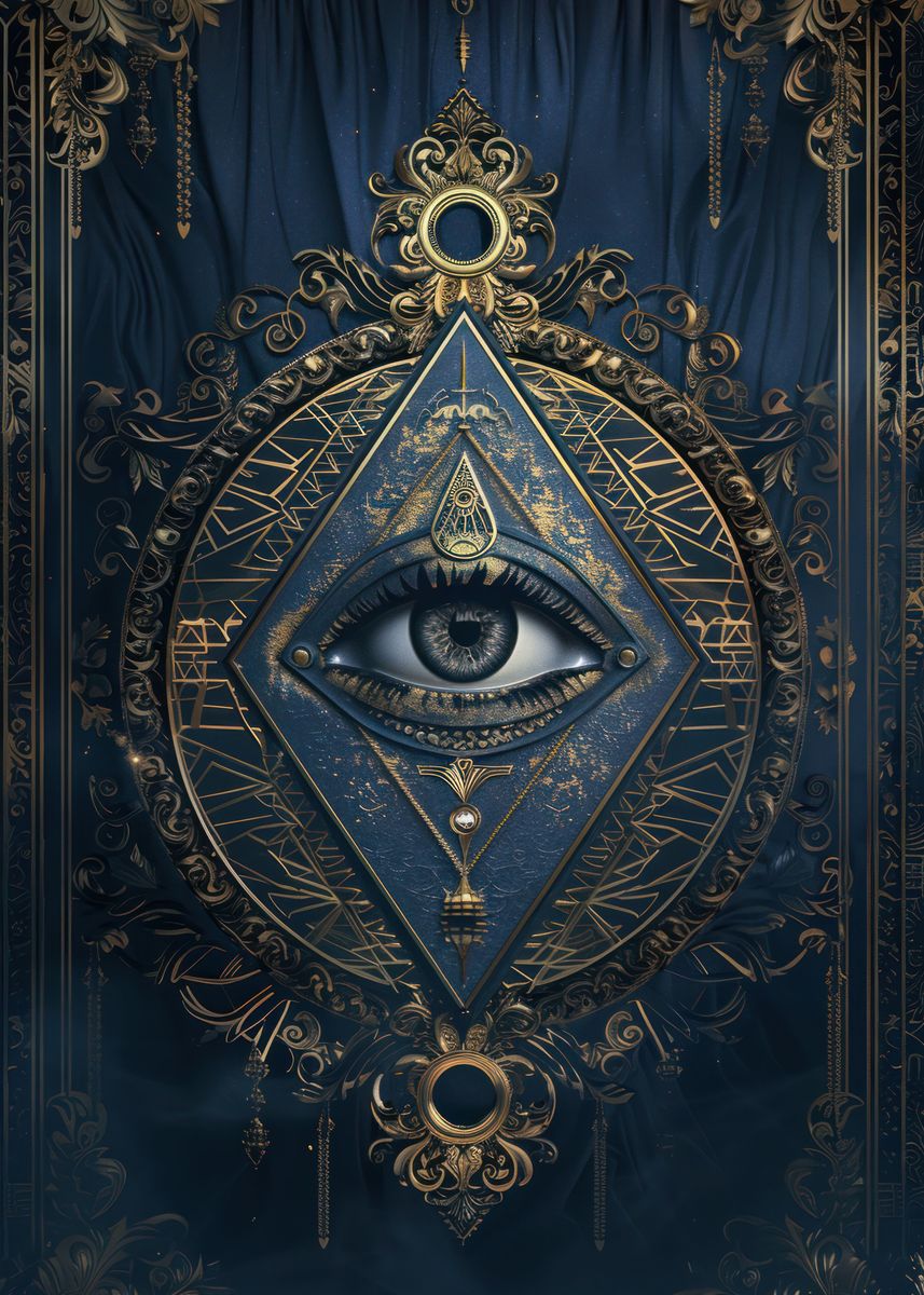 'The All Seeing Eye' Poster, picture, metal print, paint by ...