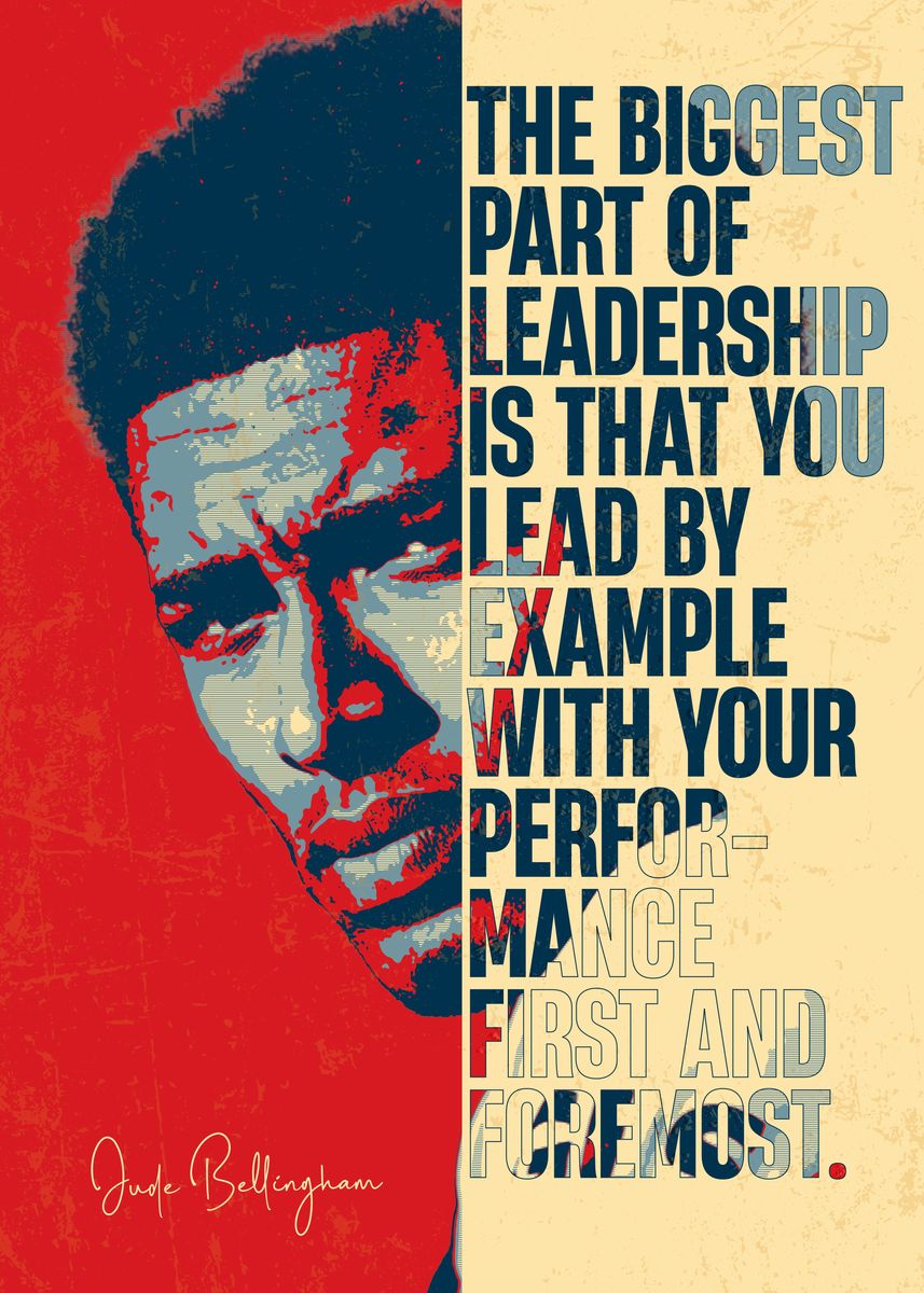 'jude bellingham quote' Poster, picture, metal print, paint by wise ...