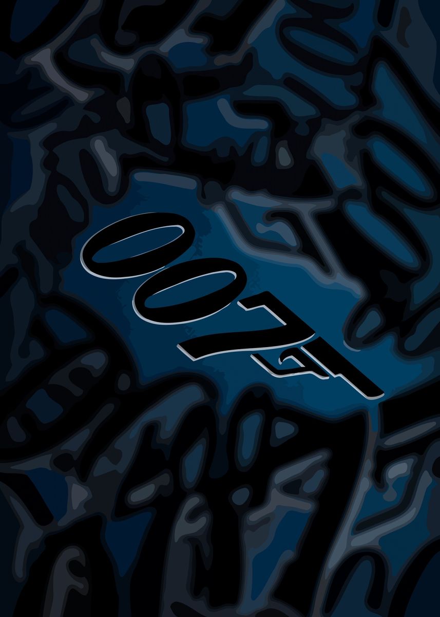 '007' Poster, picture, metal print, paint by Ace | Displate