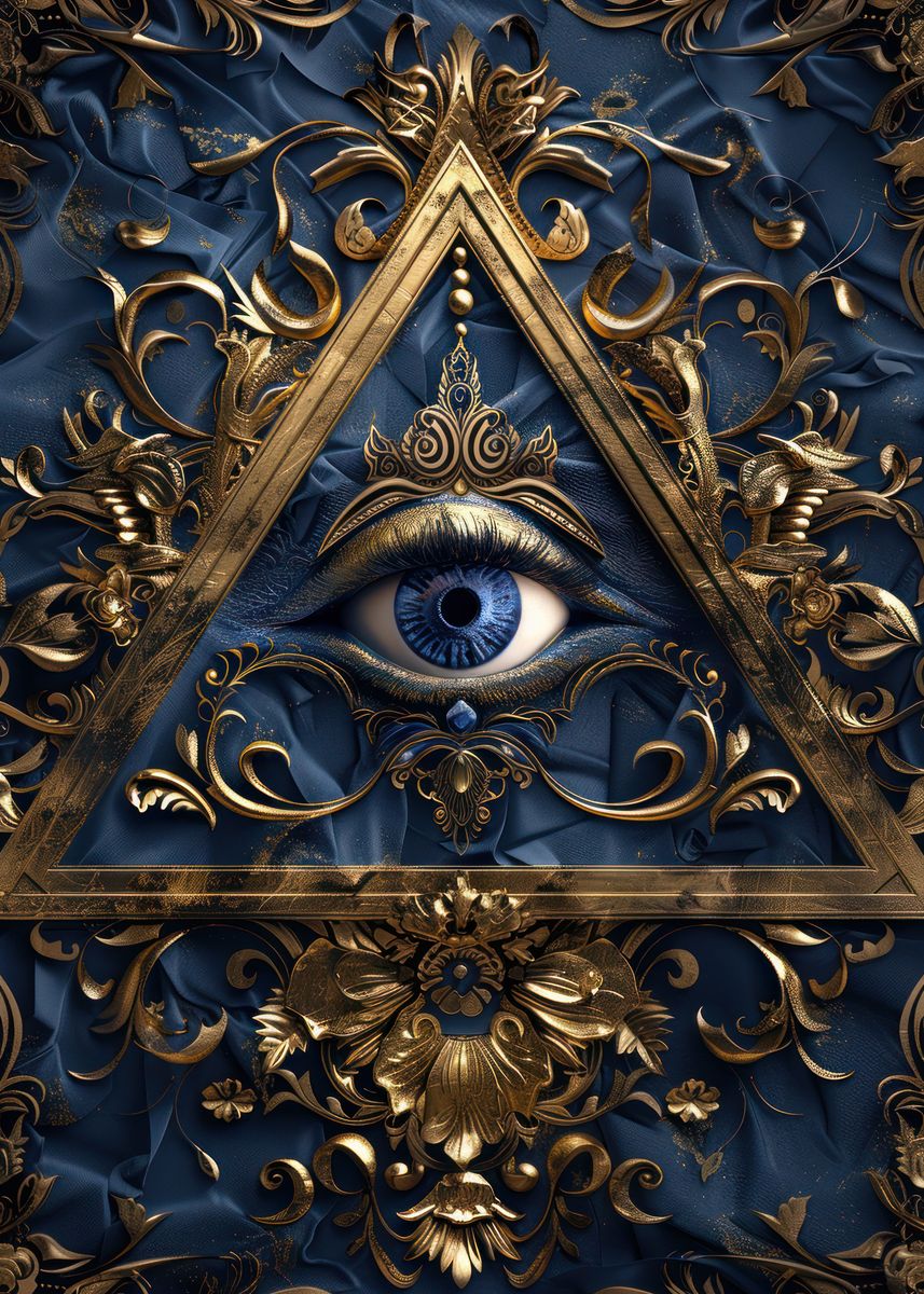 'The All Seeing Eye' Poster, picture, metal print, paint by ...