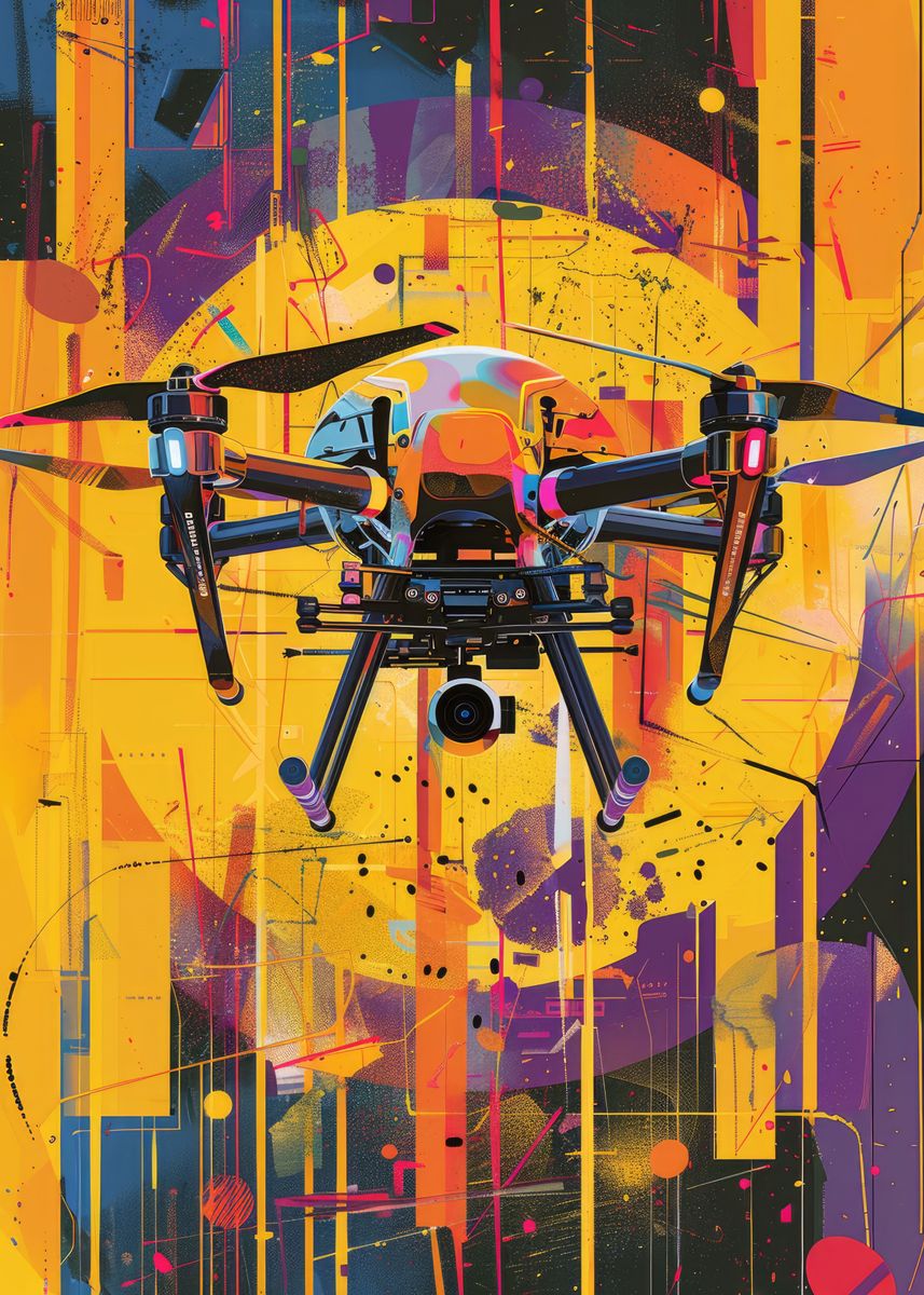 'Vibrant Flight' Poster, picture, metal print, paint by Mezma and ...