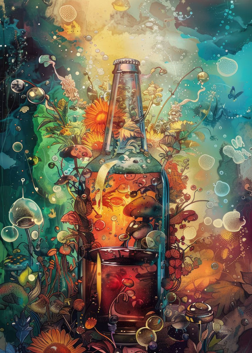 'Magical Brew' Poster, picture, metal print, paint by Mezma and Azzayal ...