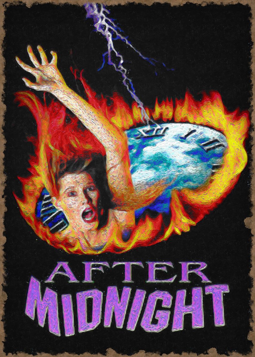 'after midnight' Poster, picture, metal print, paint by The Artnesia ...