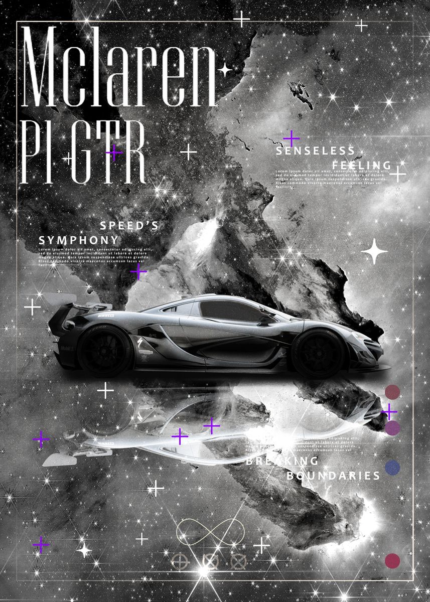 'P1 GTR Race Car Art' Poster, picture, metal print, paint by Vineet ...