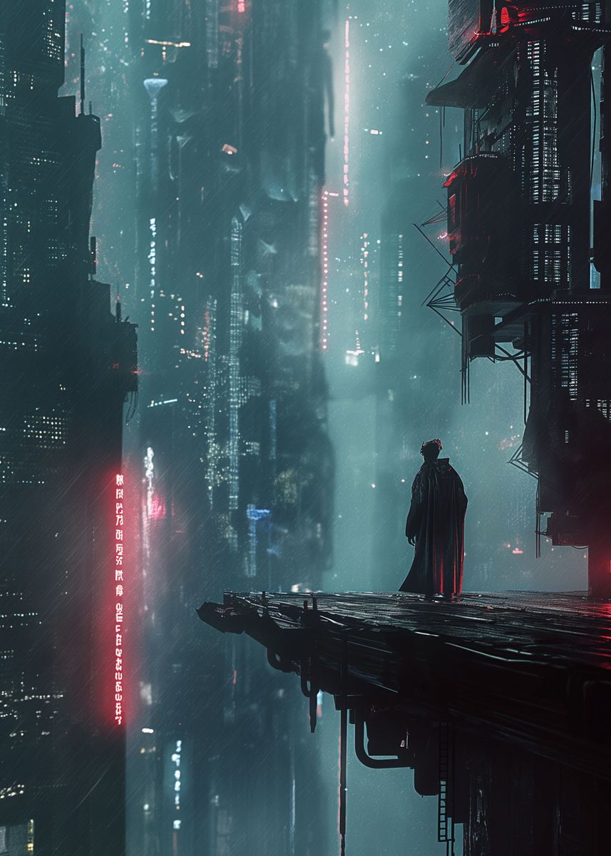 'Night City' Poster, picture, metal print, paint by David Variant ...