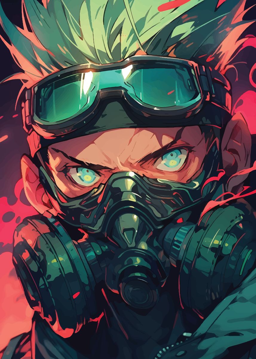 'Satoru Gojo' Poster, picture, metal print, paint by ALEX GREZ | Displate