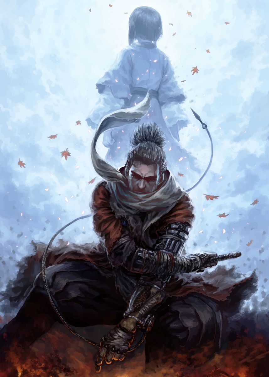 'sekiro' Poster, picture, metal print, paint by cr7 hero | Displate