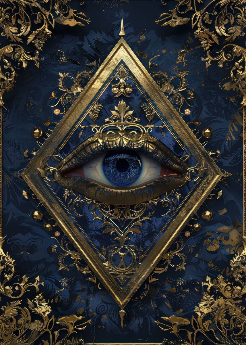 'The All Seeing Eye' Poster, picture, metal print, paint by ...