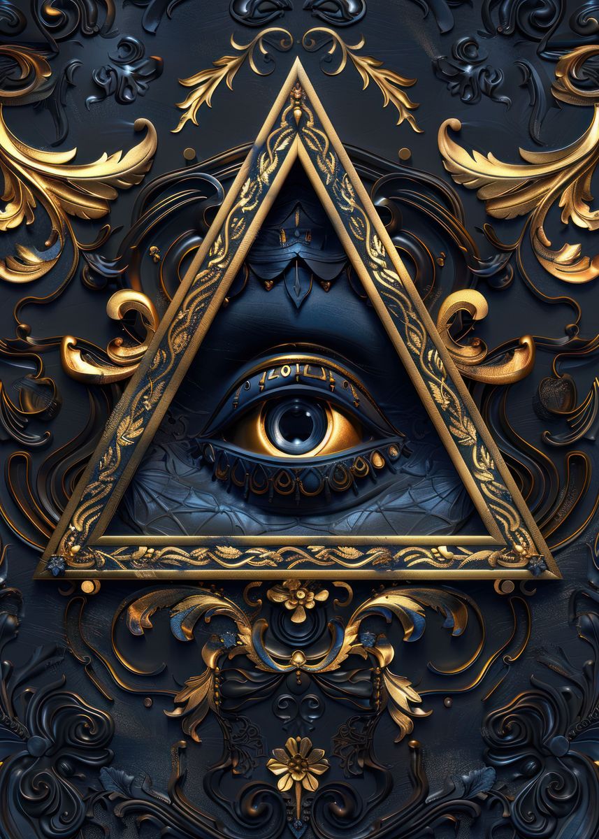 'The All Seeing Eye' Poster, picture, metal print, paint by ...