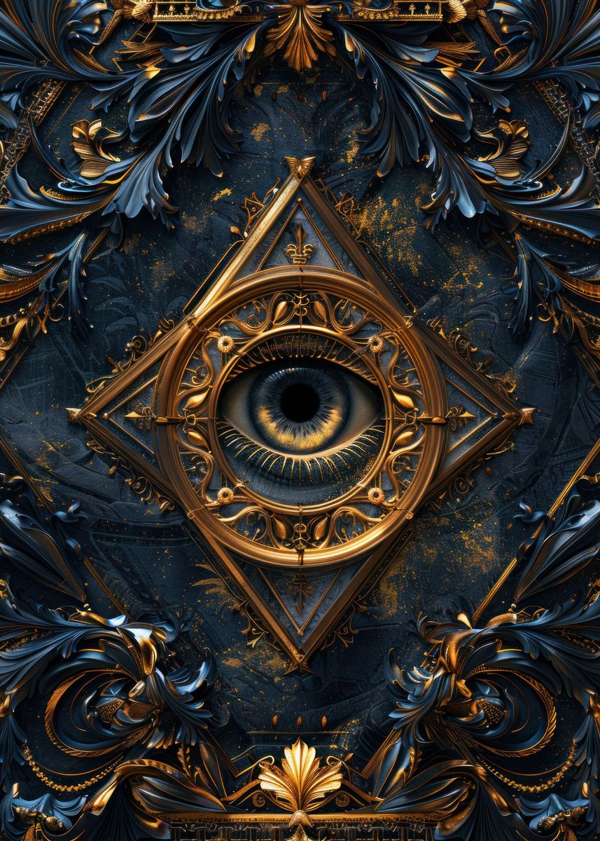 'The All Seeing Eye' Poster, picture, metal print, paint by ...