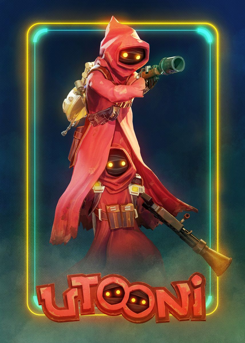 'Utooni' Poster, picture, metal print, paint by Star Wars | Displate