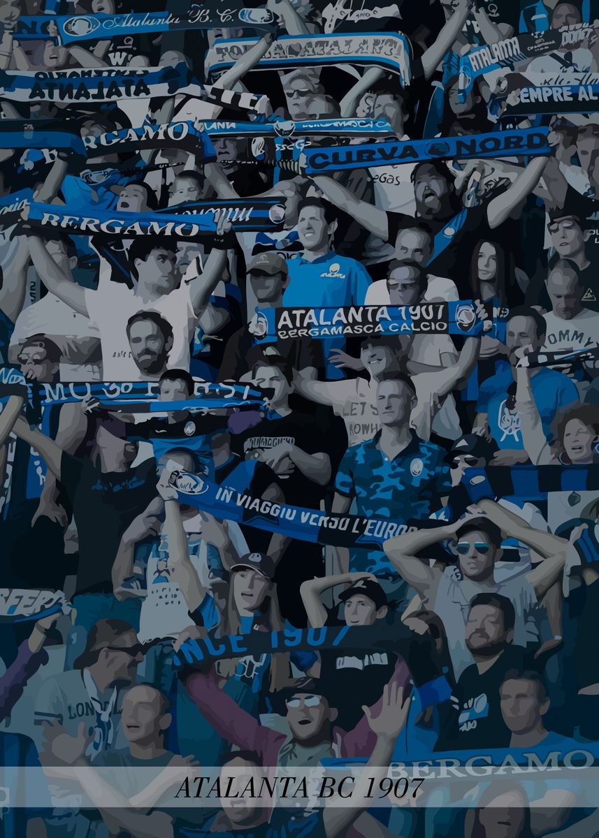 'Ultras Atalanta' Poster, picture, metal print, paint by Gaming Poster ...