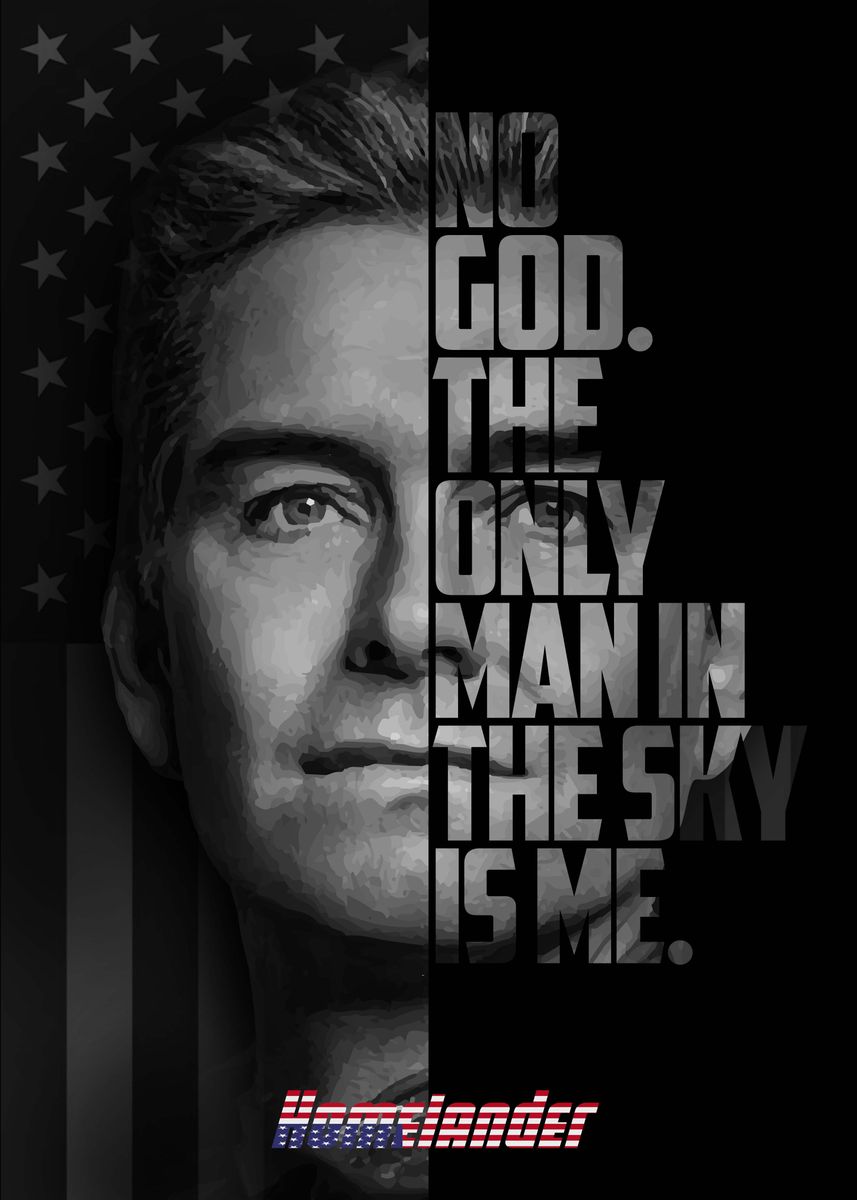 'The Boys Homelander' Poster, picture, metal print, paint by ...