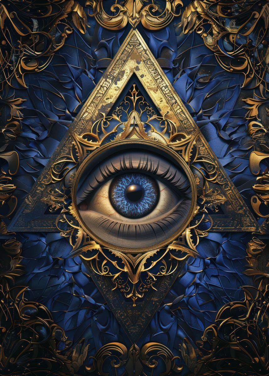'The All Seeing Eye' Poster, picture, metal print, paint by ...