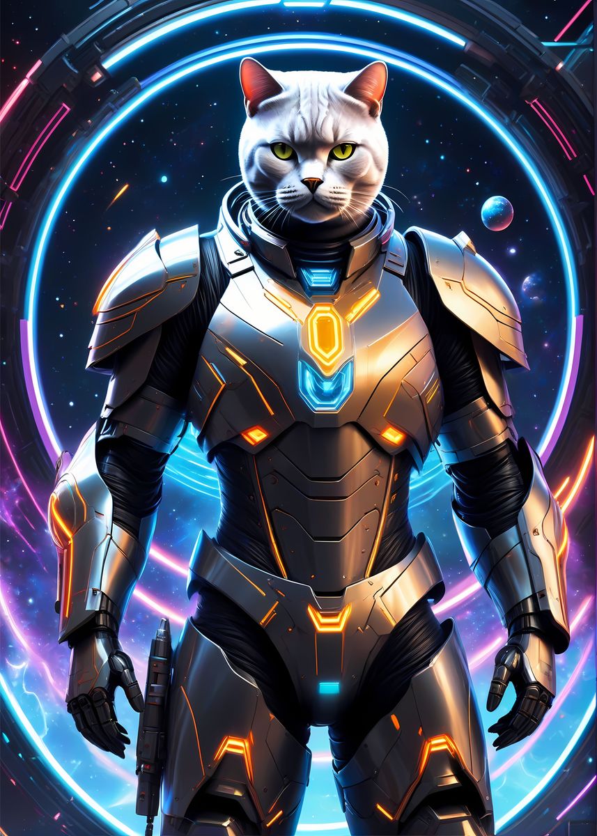 'British Mech Armor' Poster, picture, metal print, paint by Ruins ...