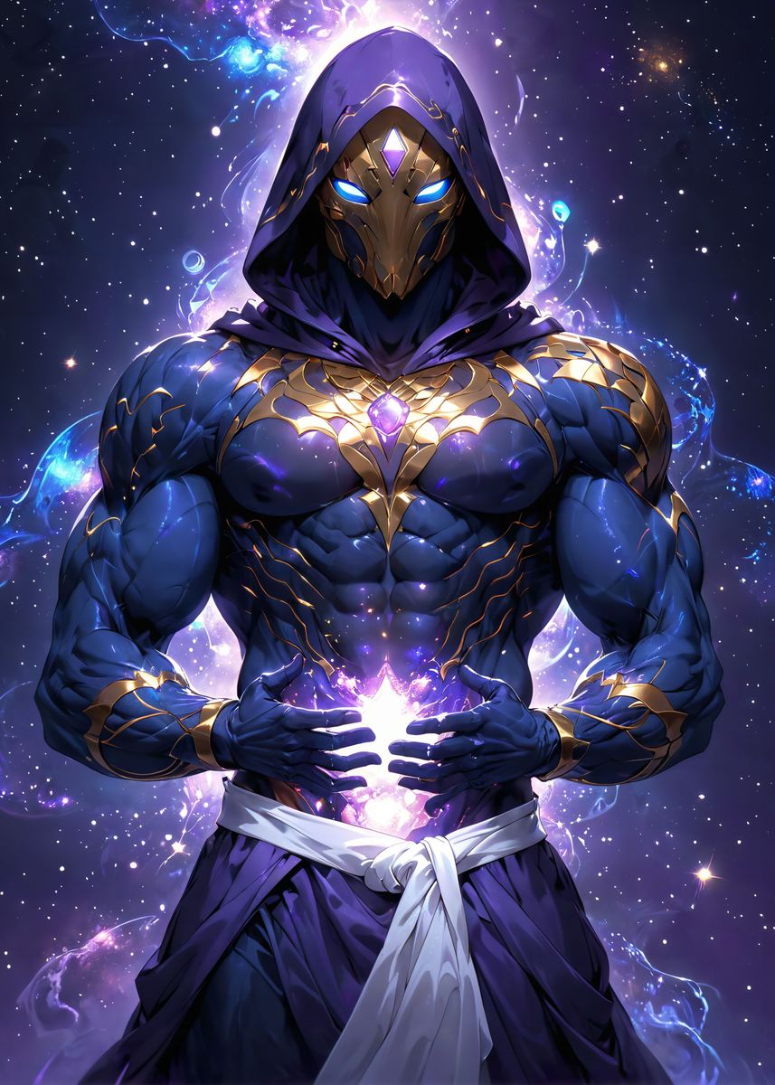 'Cosmic alien' Poster, picture, metal print, paint by aigoar | Displate