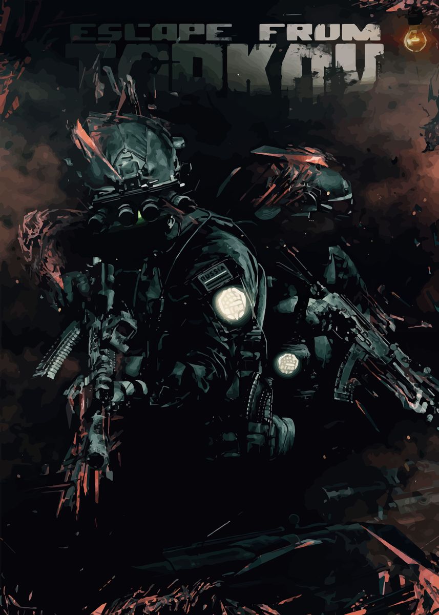 'escape from tarkov' Poster, picture, metal print, paint by cah bagus ...