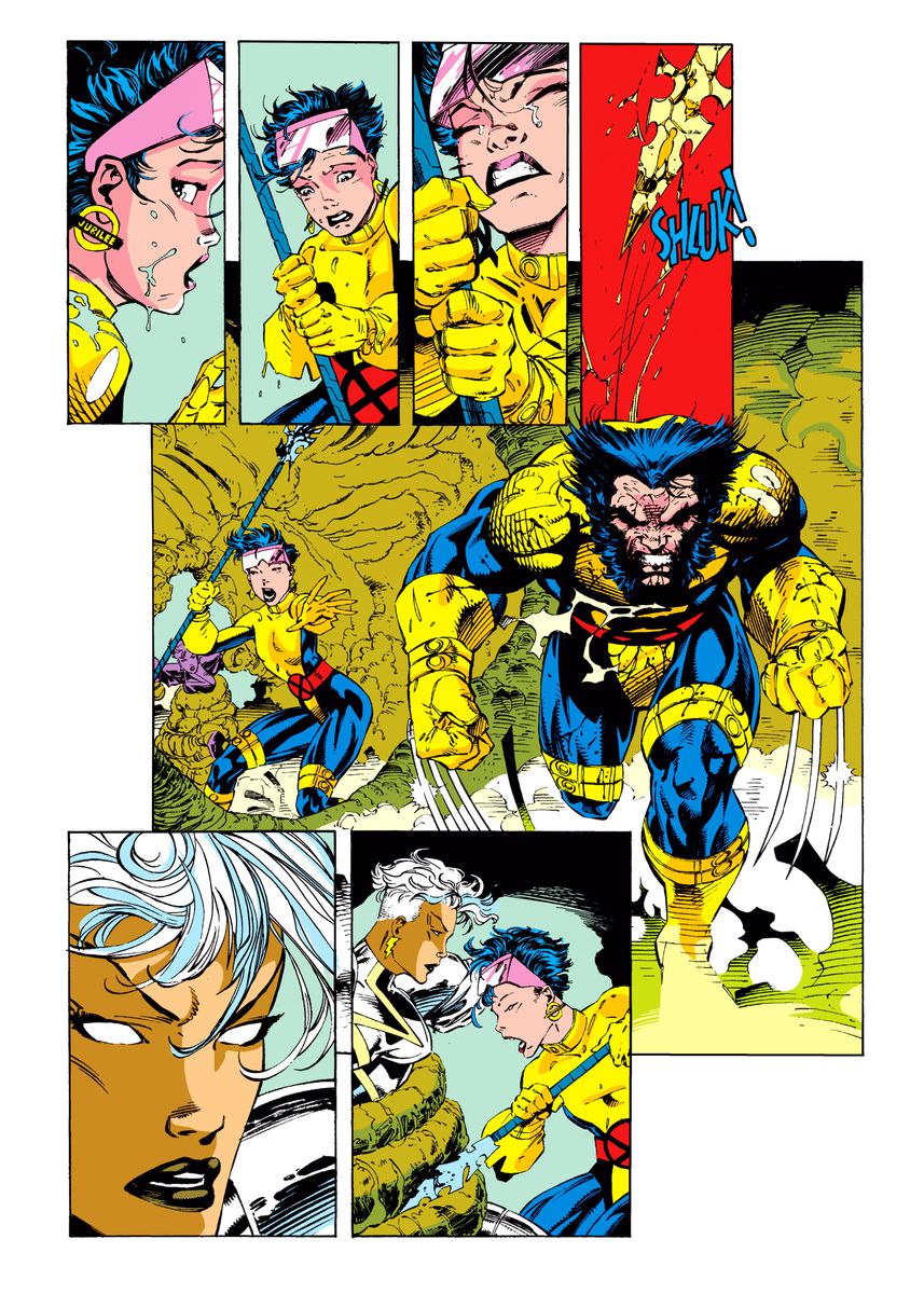'Jubilee Storm Wolverine' Poster, picture, metal print, paint by Marvel ...