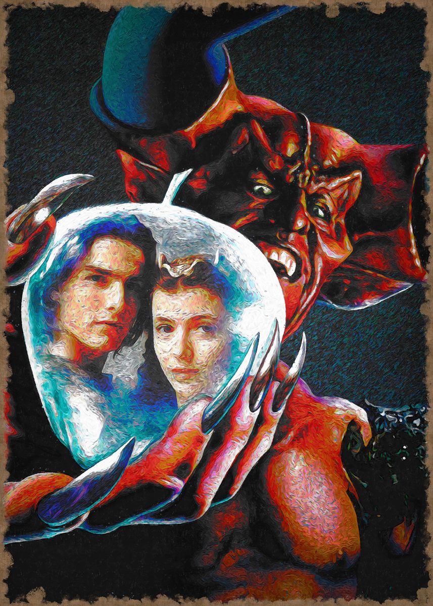 'vintage horror movie art' Poster, picture, metal print, paint by ...