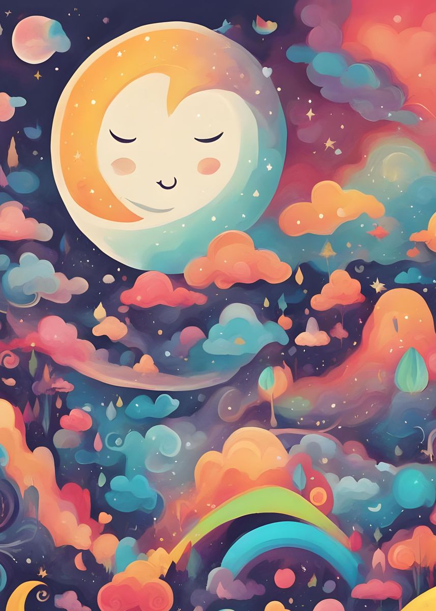'Colorful Fantasy' Poster, picture, metal print, paint by ALMA Studio ...