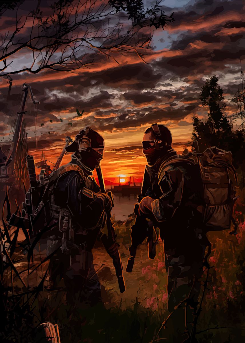 'escape from tarkov' Poster, picture, metal print, paint by mandha ndha ...