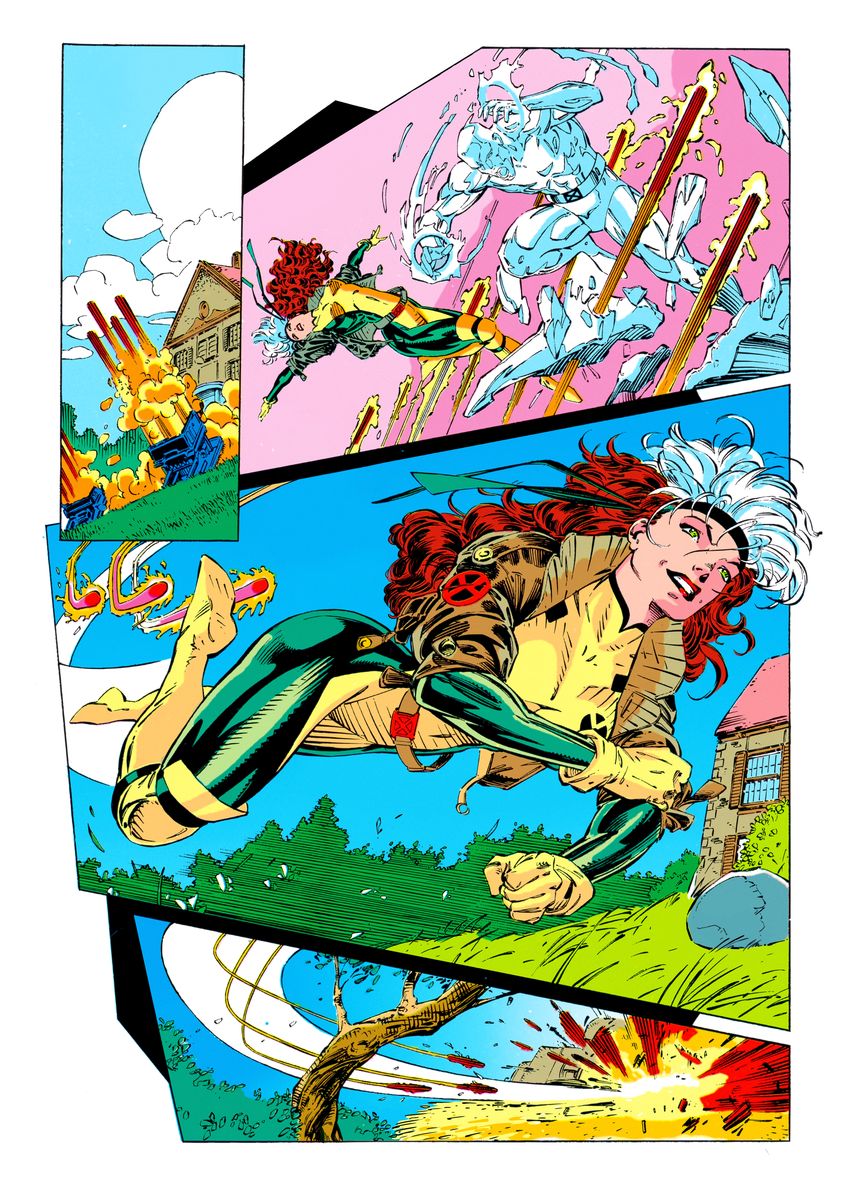 'Rogue Multi Panel' Poster, picture, metal print, paint by Marvel ...