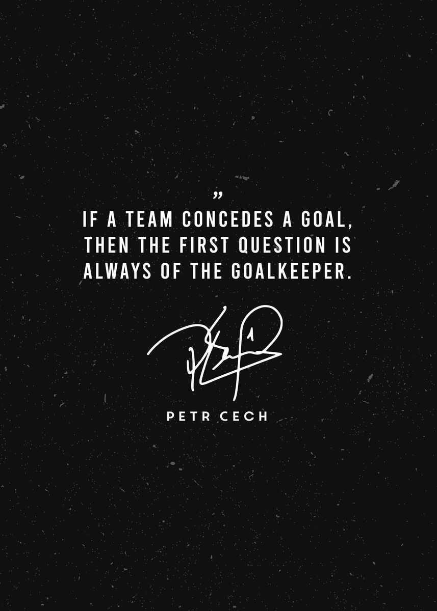 ' Petr Cech ' Poster, picture, metal print, paint by Angela Andrea ...