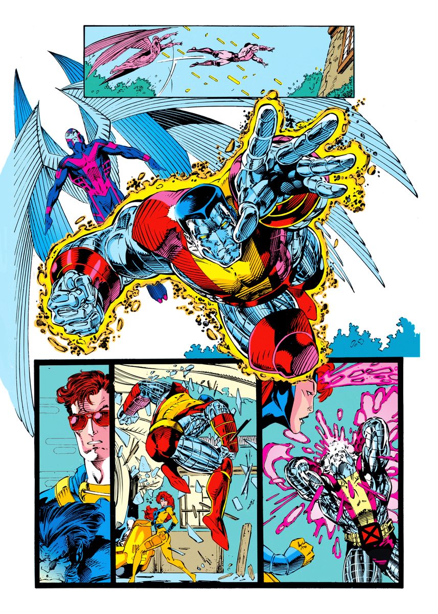 'Colossus Multi Panel' Poster, picture, metal print, paint by Marvel ...