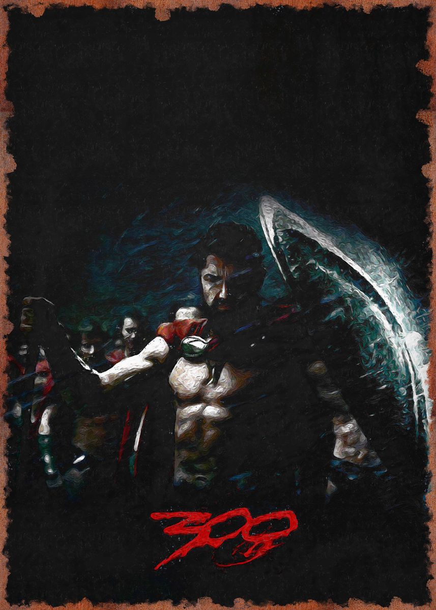 '300' Poster, picture, metal print, paint by Top Collection Metalic ...