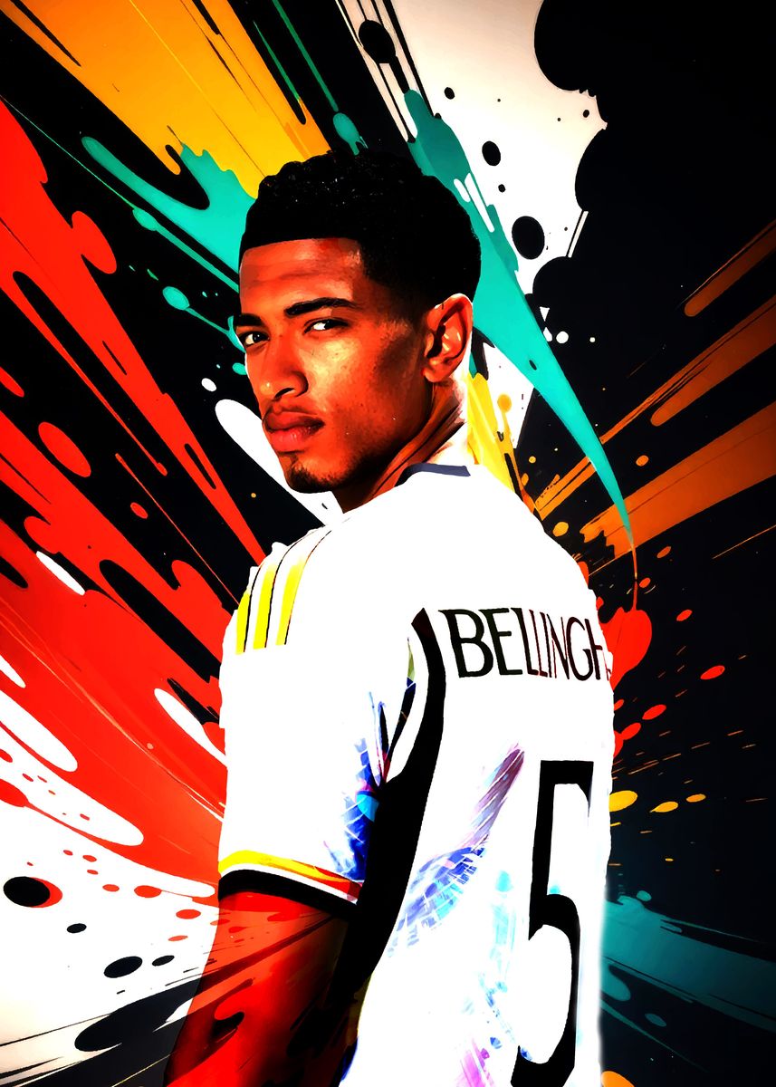 'jude bellingham inspire' Poster, picture, metal print, paint by zuzuzu ...