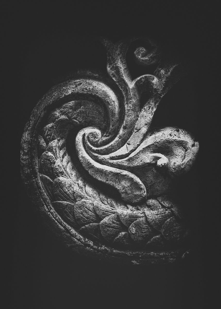 'DRAGON TAIL' Poster, picture, metal print, paint by Iren Silence ...